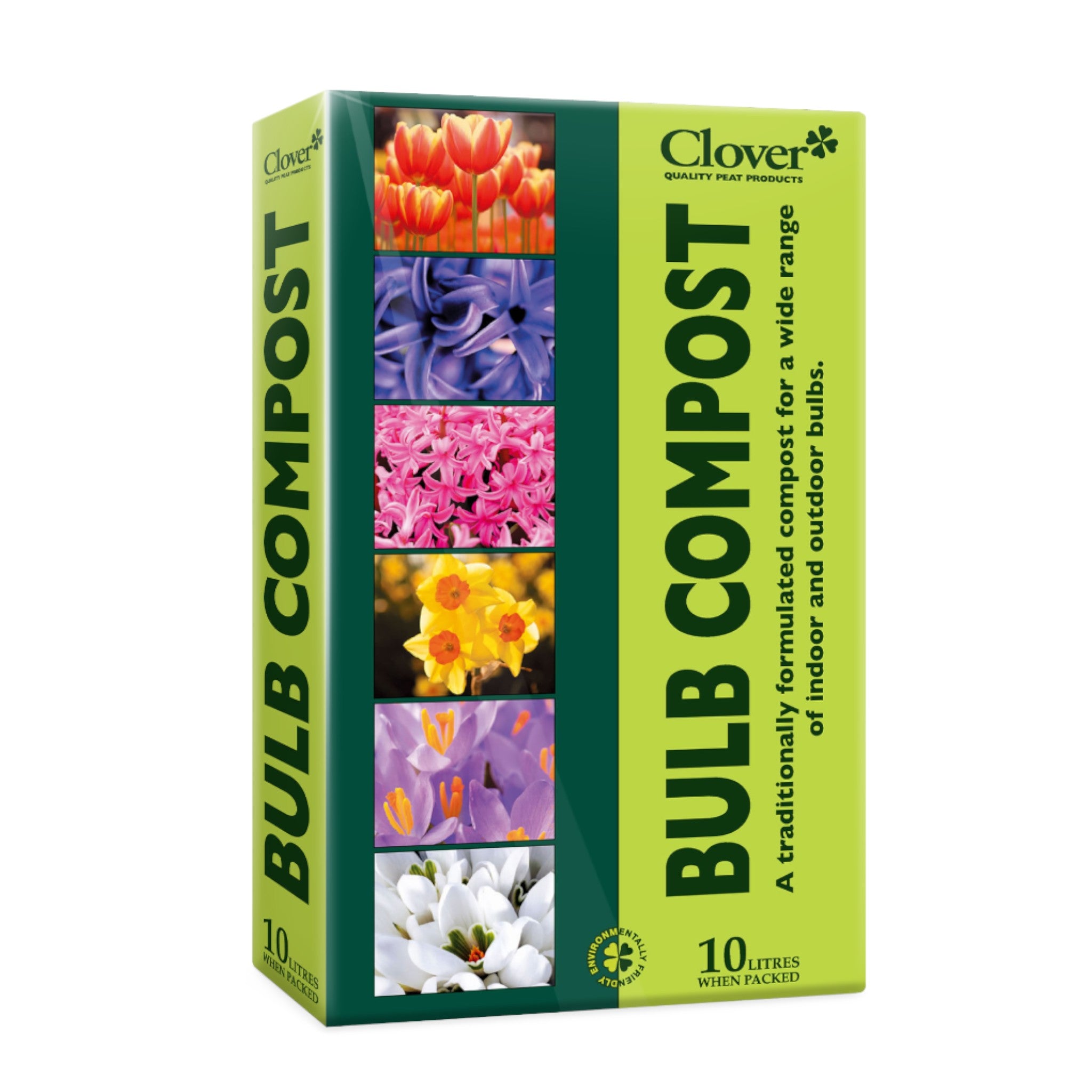Clover Bulb Compost 10L – 250 per Pallet – Creation Horticulture