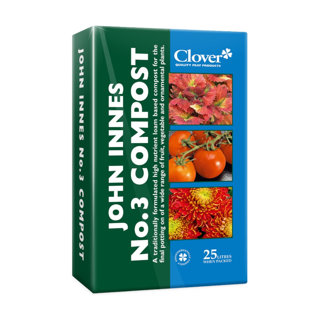 Clover John Innes No.3 Compost 25L – 80 per Pallet – Creation Horticulture